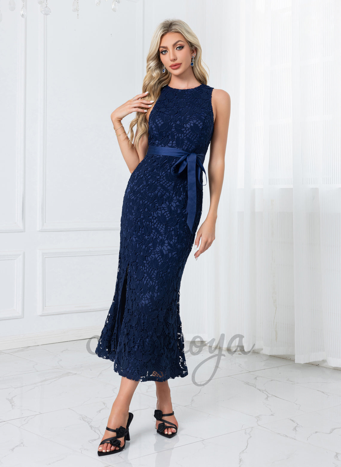Scoop Trumpet/Mermaid Lace Maxi Dresses - 305902 – celimoya